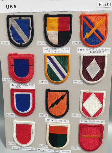 12x USA Flashes Cloth Badge Patch Airborne 112th Signal 3rd Speci. Forces | eBay