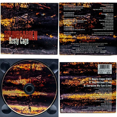 Soundgarden: Rusty Cage (1991) CD - UK Import - Rare Unreleased Tracks ...