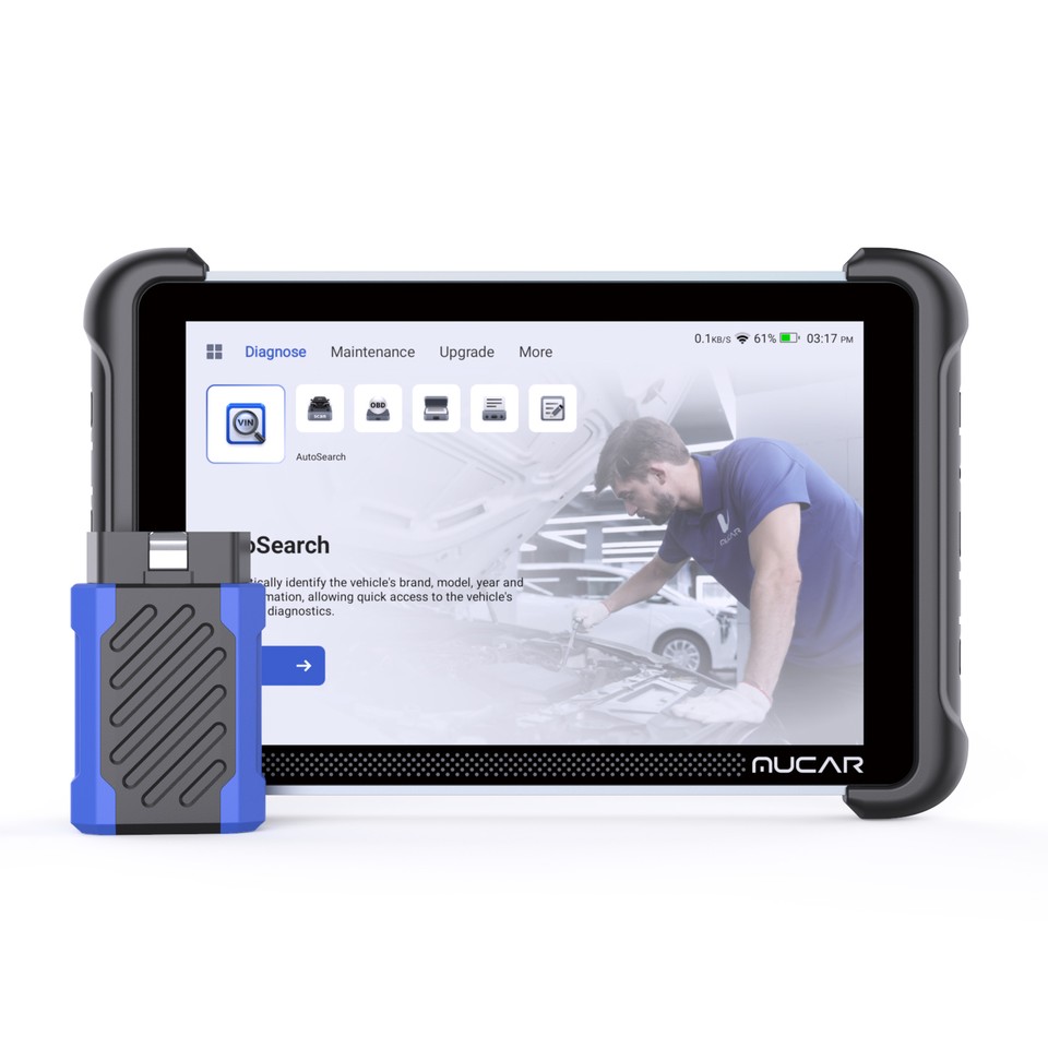 MUCAR 892BT Auto Diagnostic Scanner Action Test OBD2 Scan Tool CANFD ...