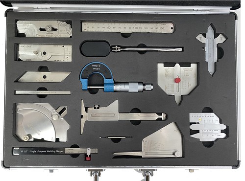 Welding Tool Kit Welding Measure Gauge Combine Suit 13 Piece Stainless ...