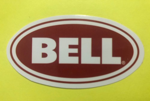 BELL HELMETS Sticker. *Glossy*Finish. Aprox Size: 2.5”inch Oval Self ...
