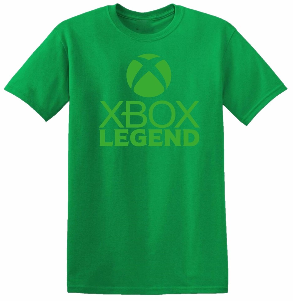 MENS XBOX T SHIRT LEGEND STYLE GAMER GAMING TOP YOUTUBE TEEN GIFT TEE ...