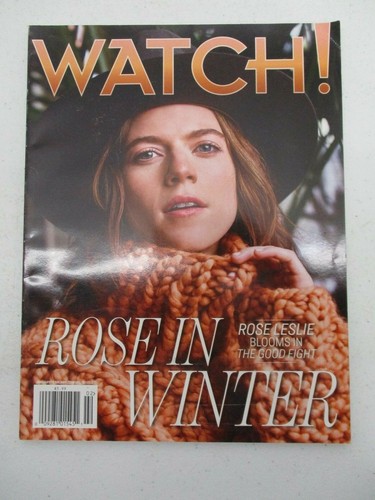 CBS WATCH MAGAZINE JANUARY FEBRUARY 2018 ROSE LESLIE IN WINTER THE GOOD ...