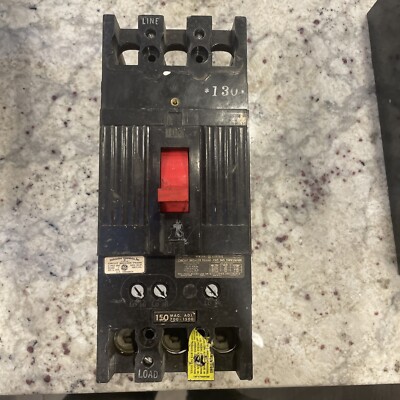 GE THFK236F000, 150 Amp Trip, 600 Volt, 3P, BLACK Circuit Breaker | eBay