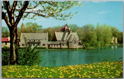 Trinity Episcopal Church Van Cleef Lake Seneca Falls New York Postcard ...