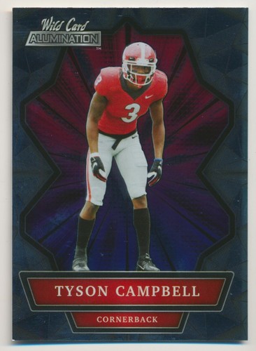 ABC-63 TYSON CAMPBELL 2021 Wild Card Alumination Football RC JAGUARS | eBay