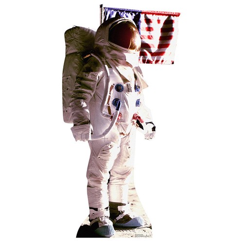 MOON ASTRONAUT Apollo Lunar Man Lifesize CARDBOARD CUTOUT Standee ...