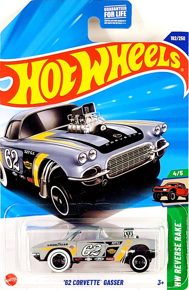 2025 Hot Wheels '62 Corvette Gasser Super Treasure Hunt 🏆 STH W ...