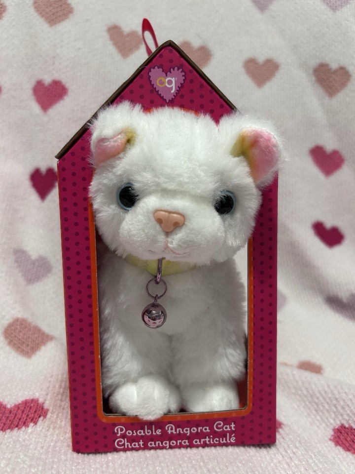 Our Generation doll Turkish Angora Kitten Cat Rainbow Plush BNIB ...