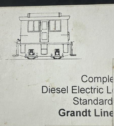 Grandt Line 7089 Diesel Electric 23-Ton Box Cab Locomotive Kit ...