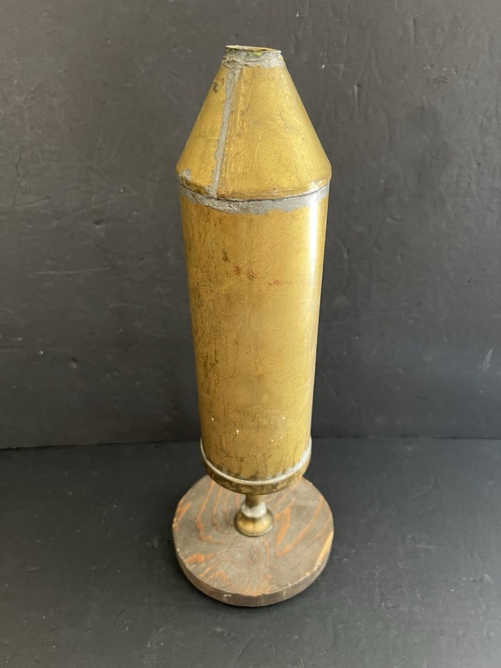 Handmade Trench Art Style Mortar Artillery Shell Model Sculpture 15 x 5 ...