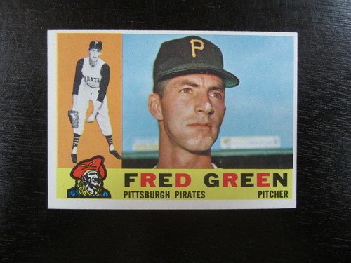 1960 Topps # 272 Fred Green Card (B57) Pittsburgh Pirates | eBay