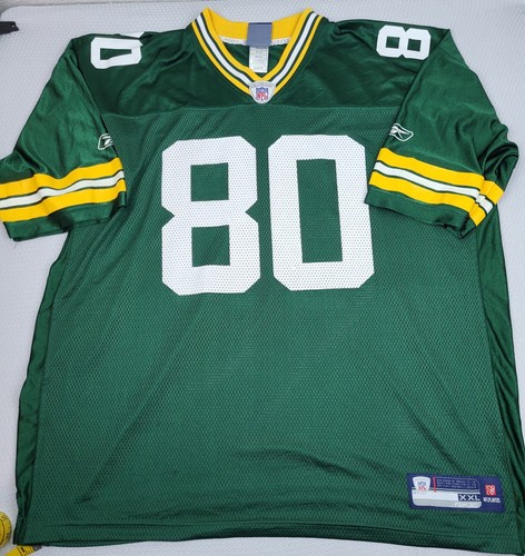 Green Bay Packers Donald Driver Jersey Mens 2XL XXL Green Reebok ...