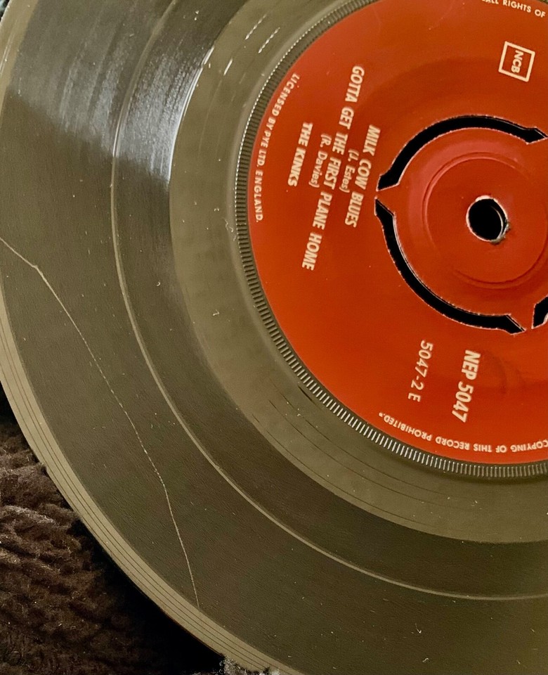 KINKS "THE KINKS IN SWEDEN" SUPER-RARE 1966 ORIGINAL SWEDISH EP WITH ...
