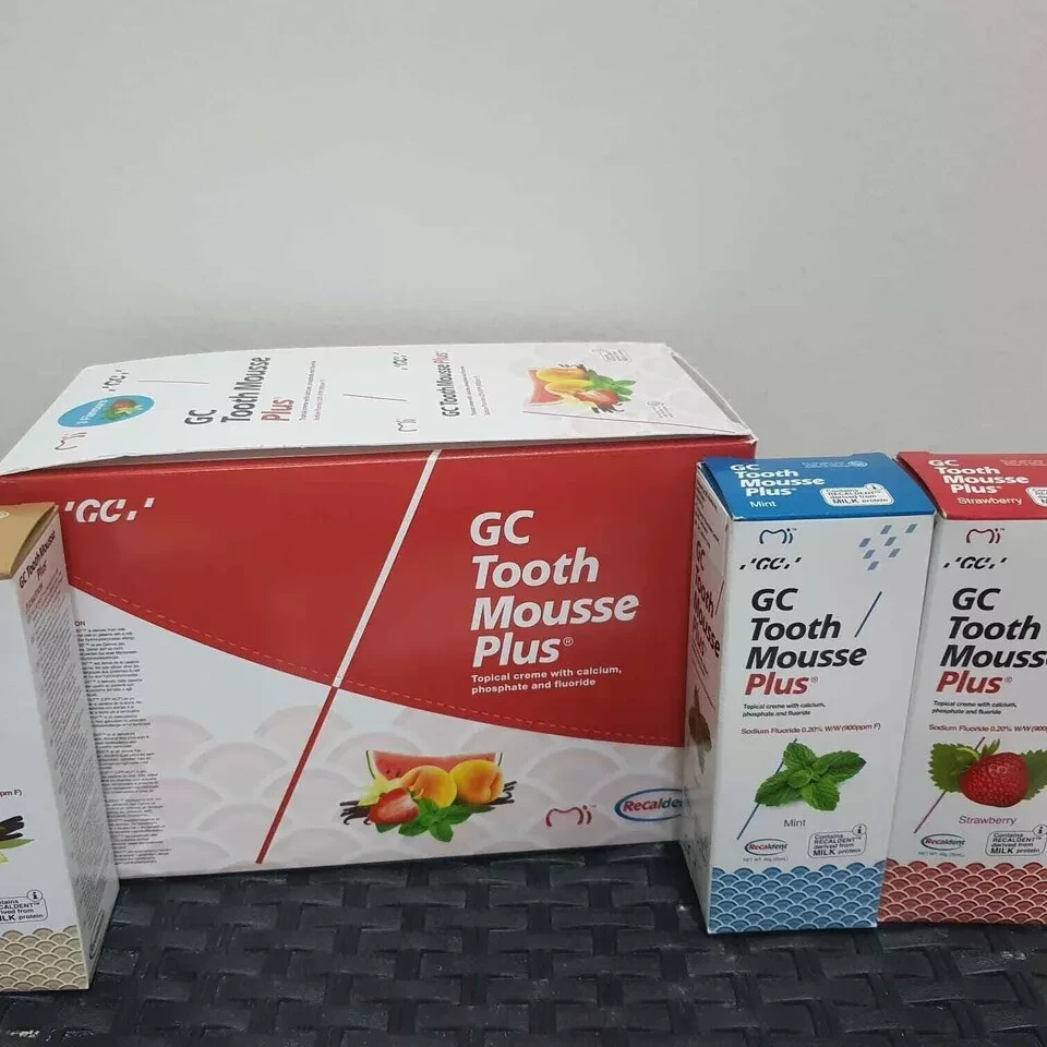 GC Tooth Mousse Plus Topical Tooth Crème Strengthen Tooth Surface 3 ...