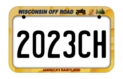 Wisconsin "Off Road Cheese" ATV/UTV License Plate | eBay