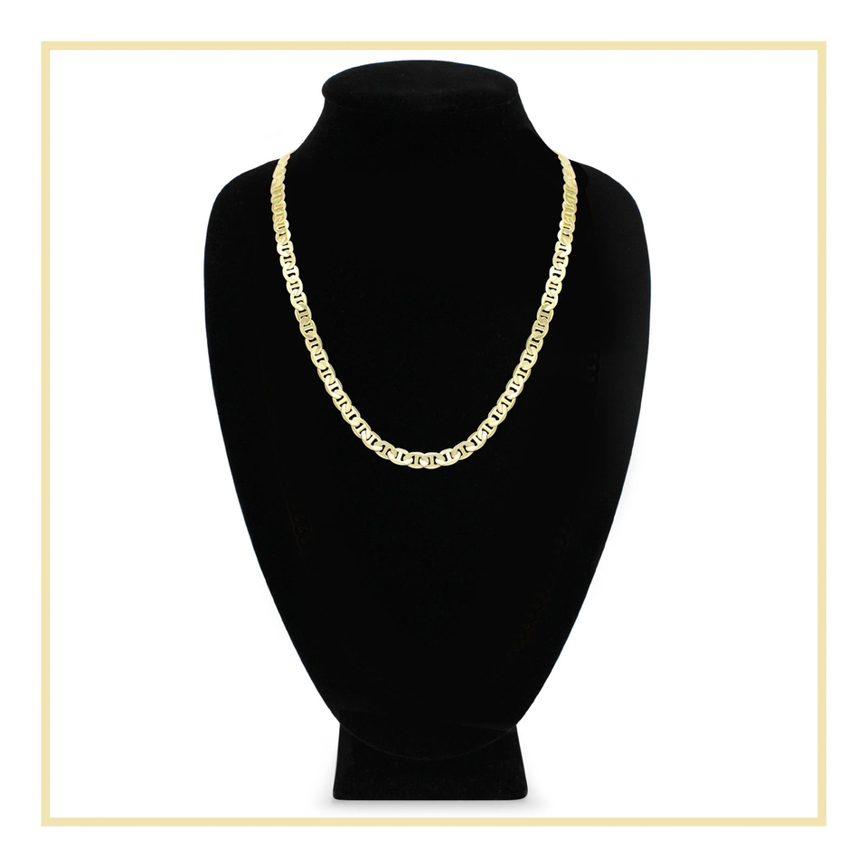 Mariner Chain 14K Gold Filled Necklace 24" Lobster Claw Clasp Jewelry ...
