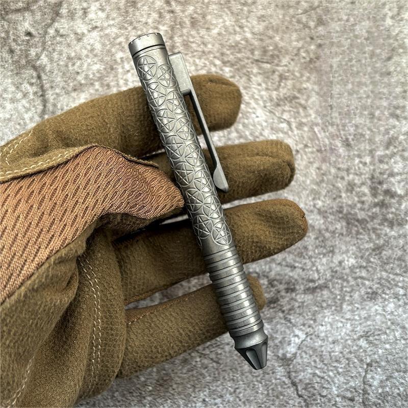 Titanium Bolt Action Pen Signature Writing Pocket Ballpoint EDC Office ...