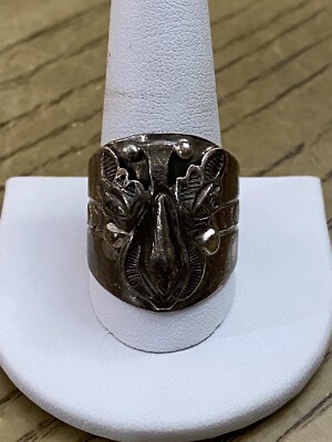 Navajo Sterling Silver Signed Victor Chee All Silver Design Men's Ring ...