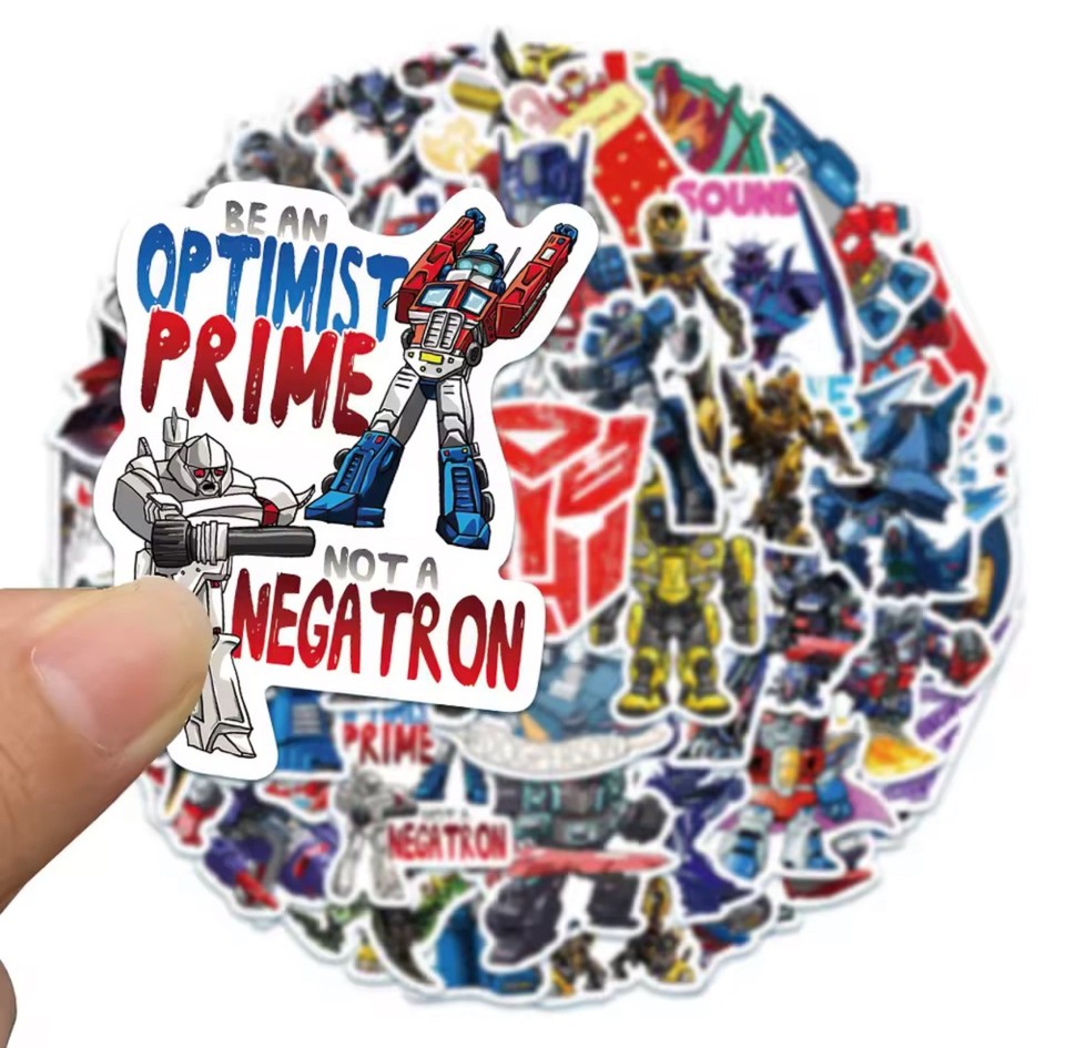 50PCS Transformers Autobots Stickers Optimus Prime Bumblebee Kids Party ...