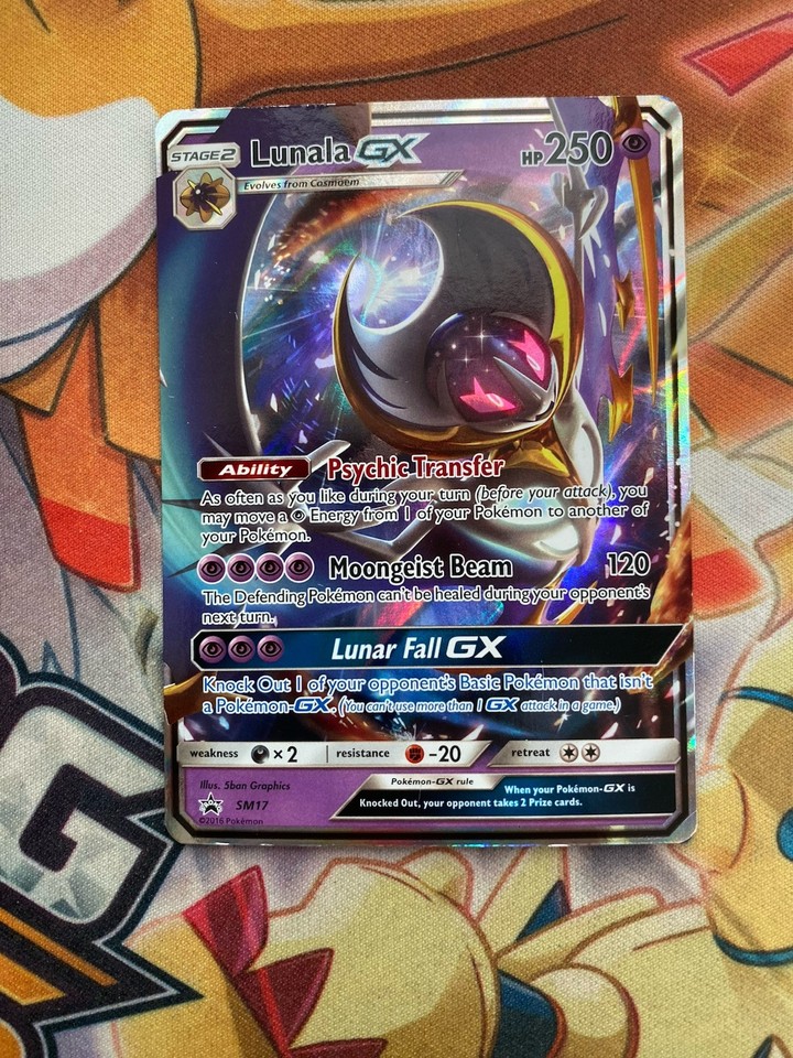 1x - Lunala GX - SM17 - Legends of Alola Tin - SM Black Star Promo MP ...