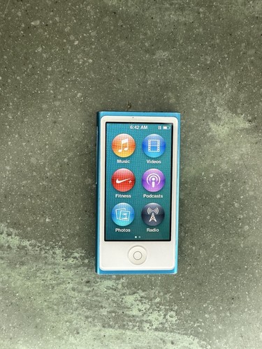 Apple iPod nano A1446 7th Generation Blue (16 GB) | eBay