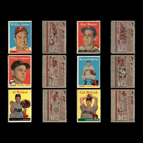 1958 Topps Lot 49 Vintage Baseball Cards Mack Burk VGEX+ MLB Set ...