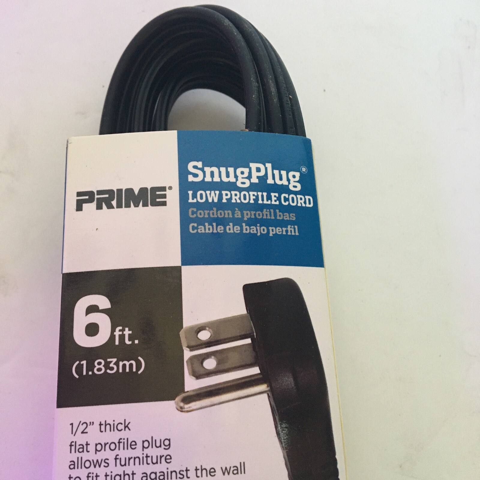 Prime Wire & Cable EC932606 Snug Plug Extension Cord for sale online | eBay