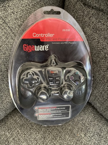 Gigaware Controller PS2 PlayStation Programmable 26-539 Analog 8' Cable ...