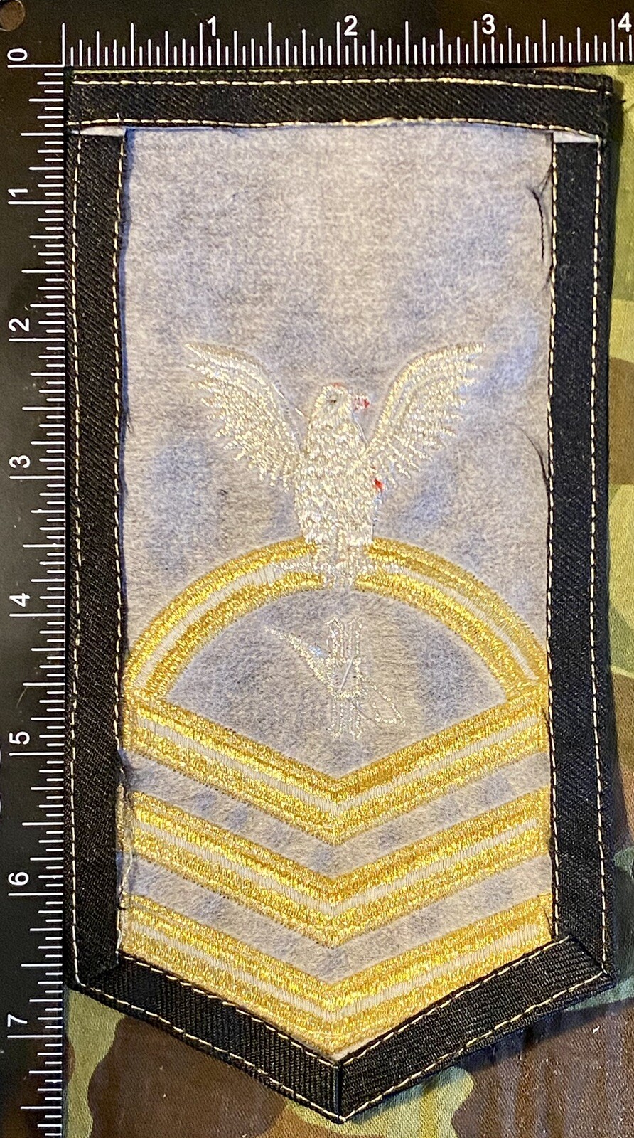 US Navy taux d'or Legalman premier maître grade patch USN LNC | eBay