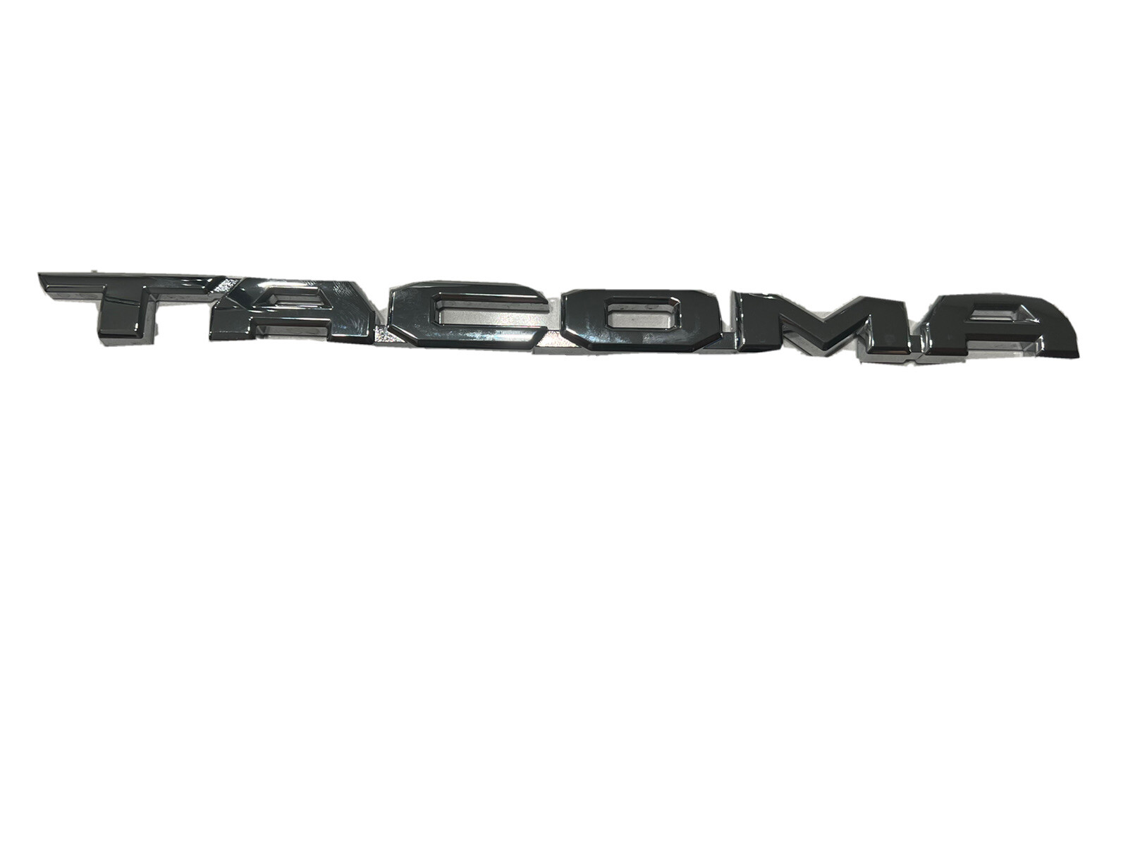 TOYOTA TACOMA EMBLEM LH 16-21 FRONT DOOR OEM CHROME BADGE symbol logo ...