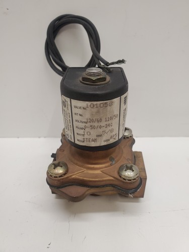 GUARANTEED! HONEYWELL 110/120V SOLENOID VALVE 101058 | eBay