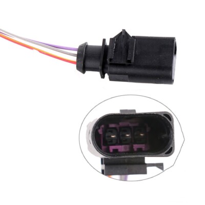 For VW AUDI Skoda 3-Way New 3 PINS Connector Plug Wire Pigtail ...