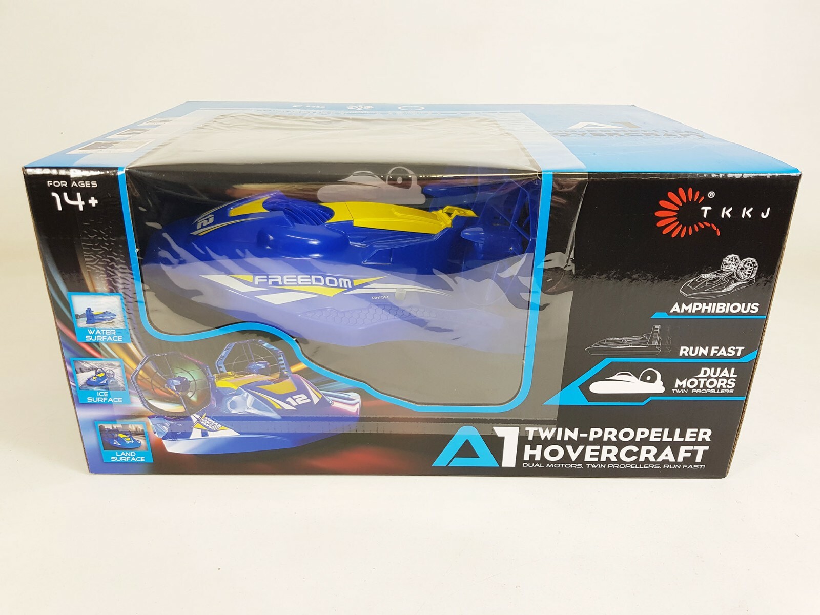 RC Hover Boat Jet Ski Radio Control Model Racing Twin Motor Speed ...