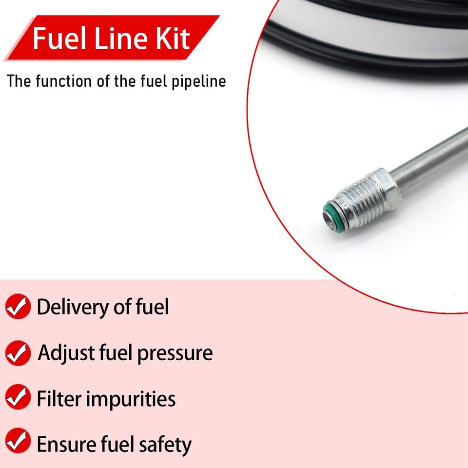 Complete Nylon Fuel Line Replacement Kit For Chevrolet Gmc Gas Trucks ...