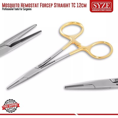 Mosquito Forceps Hemostat Haemostatic Clamp Tweezers TC Artery Surgical ...