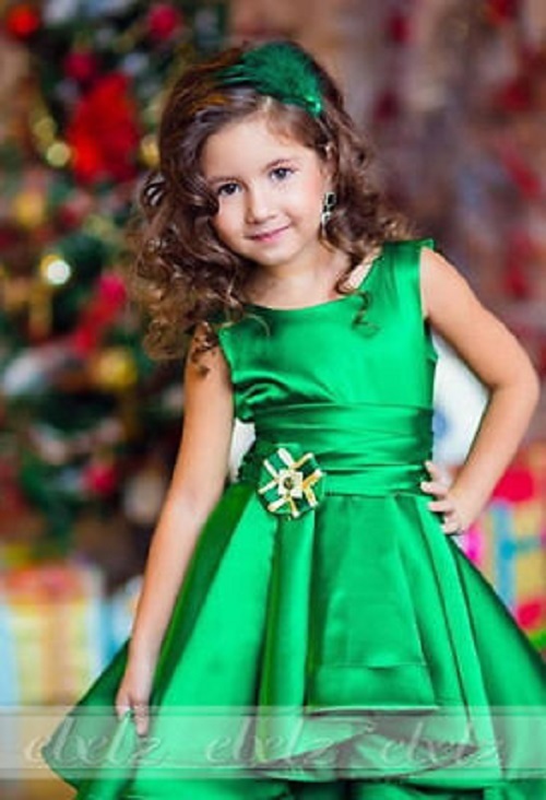Elegeant Green Flower Girls' Pageant Dress Dance Ball Party Wedding ...