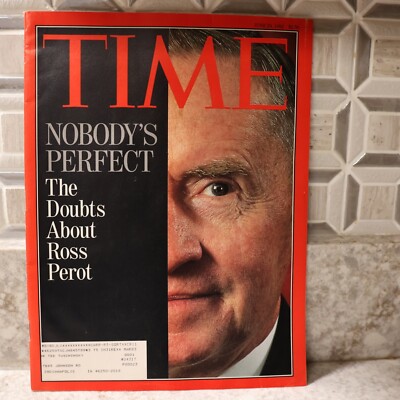 Time Magazine (June 29, 1992) (Nobody's Perfect, Doubts About Ross ...