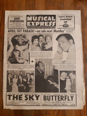 NME Music Newspaper March 29th 1957 Pat Boone Cover | eBay