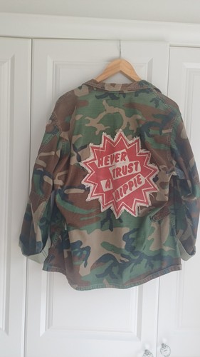 Sex Pistols Never Trust A Hippie Army Jacket From Late 90s Camden 0626