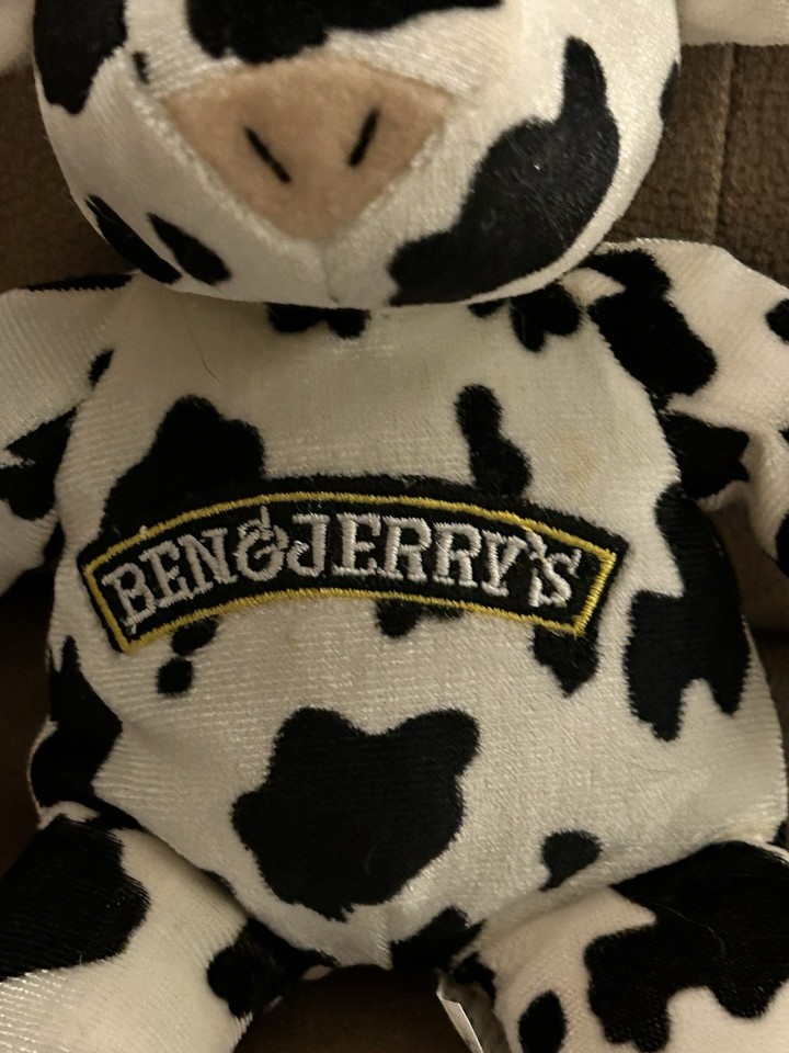 Ben & Jerry's Ice Cream Cow Beanbag Plush. 8" Tall. Mary Meyer | eBay