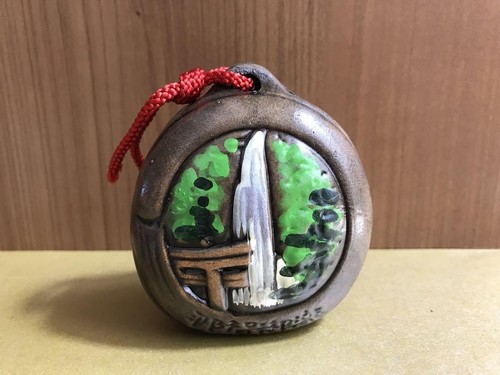 Nachi Ruin Taisha Sojiro Ceramic Bell with Nature Scene Used | eBay