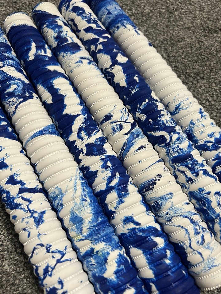 (Pack of 6) Premium Quality Coil Camouflage Cricket Bat Grips Blue ...