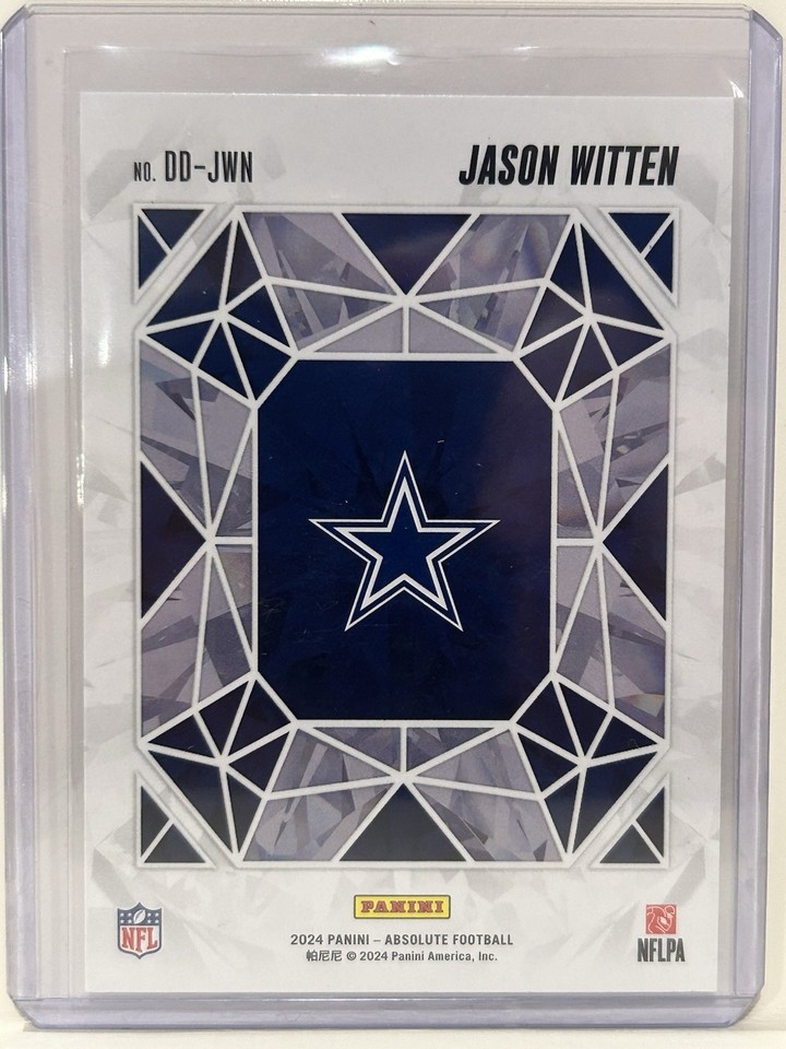 2024 Absolute Football Draft Diamonds Jason Witten #DD-JWN Dallas ...