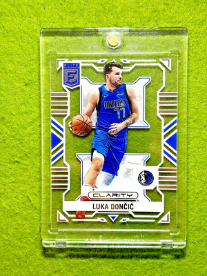 Luka Doncic CLARITY Elite CLEAR CARD 2022 Panini Donruss Elite DALLAS ...