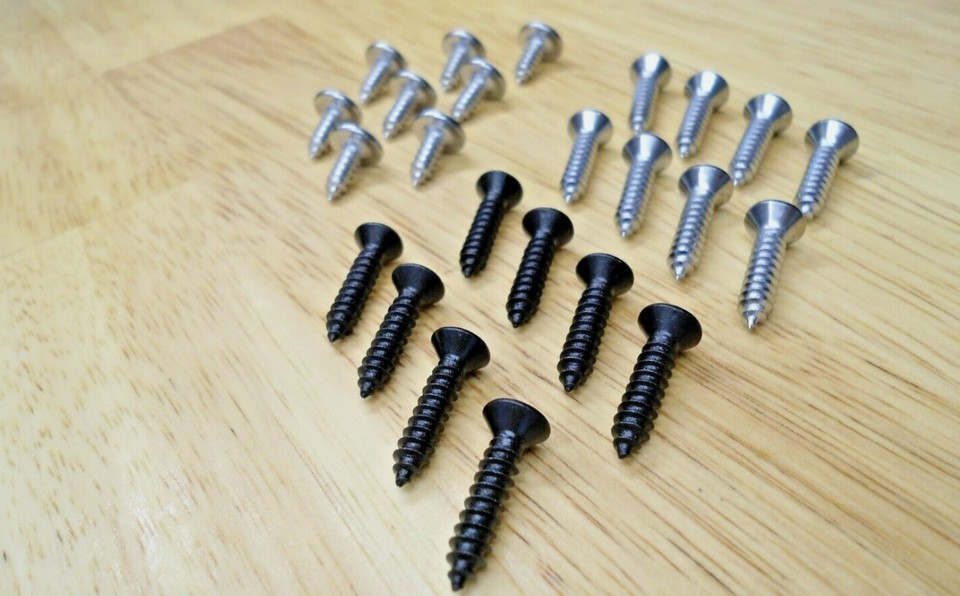 (24pcs) HEADLAMP BEZEL, TRIM & MISC SCREWS! FOR CLASSIC VEHICLES - CAR ...