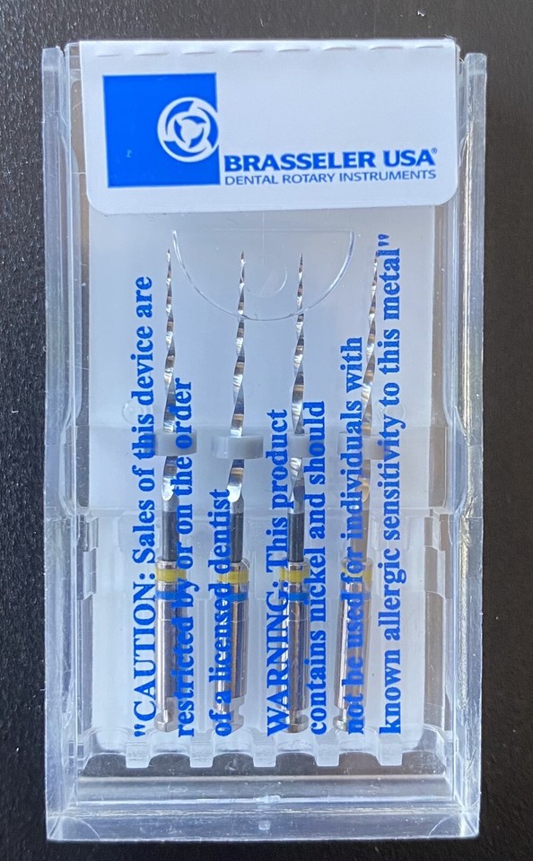Brasseler Endosequence NiTi Rotary Files Size 20, Length 21mm, Taper ...