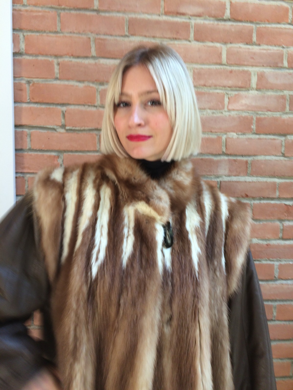 Stone Marten Sable Leather Jacket or Vest | eBay