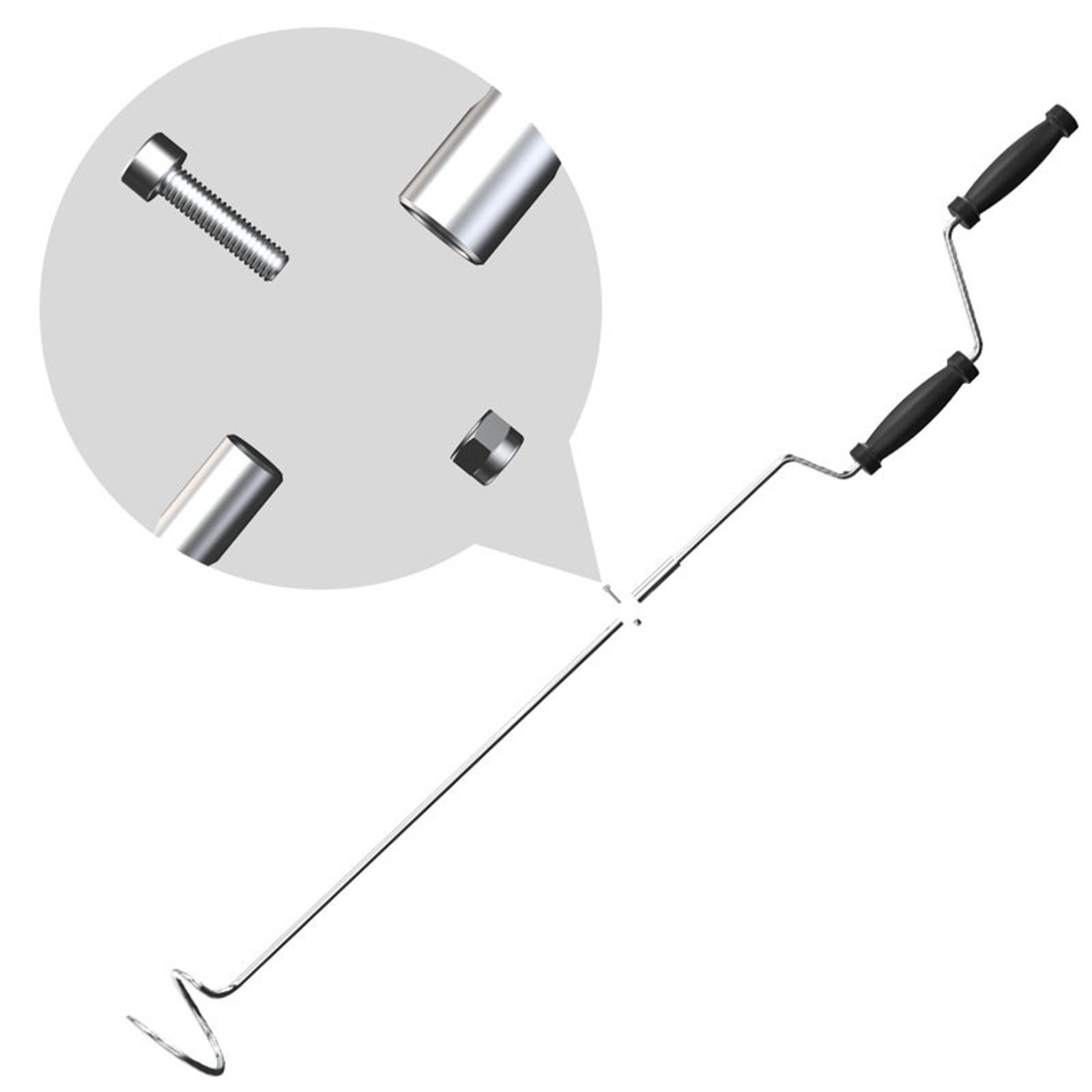 Compost Turner and Mixing Tool Durable Detachable for Garden Compost ...