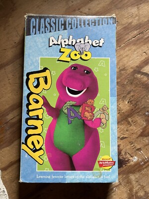 Barney - Barneys Alphabet Zoo (VHS, 2000, Classic Collection)(Pre-Owned ...
